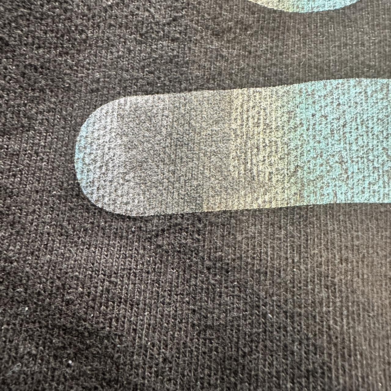 GUCCI Black Unisex Hoodie Holographic Multicolored... - Depop