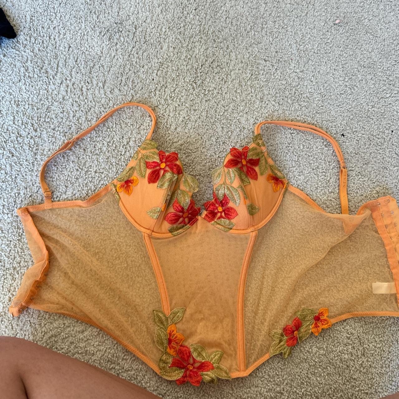 vintage la perla corset size 36 C fits like a small... - Depop