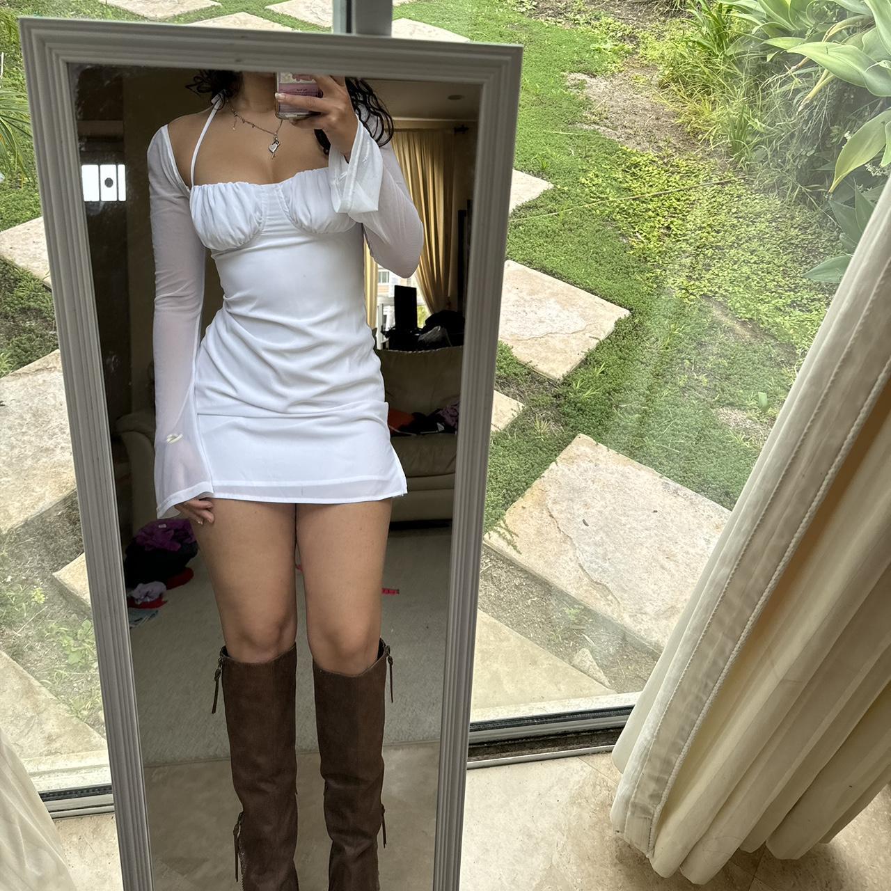 Princess Polly White Mini Dress I Love This Dress Sm Depop