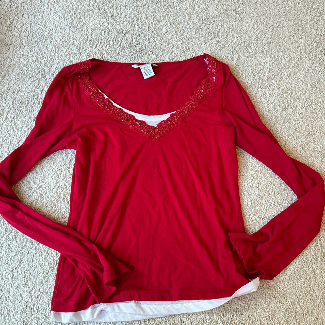 Y2K layered long sleeve This is so cute im obsessed... - Depop