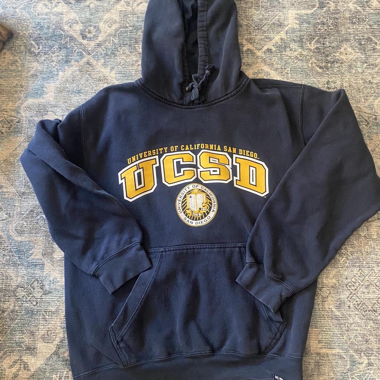 Navy Blue 1990s UCSD hoodie Such great quality and... - Depop