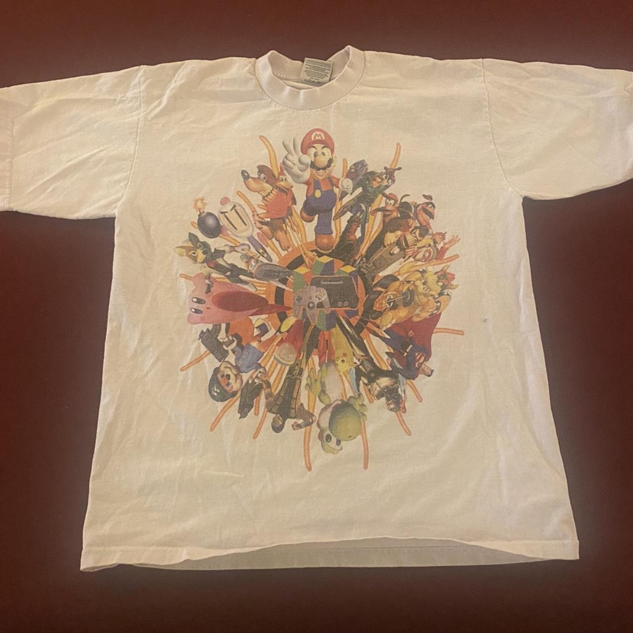 Vintage Reworked 1990s Nintendo T shirt Has all the... - Depop
