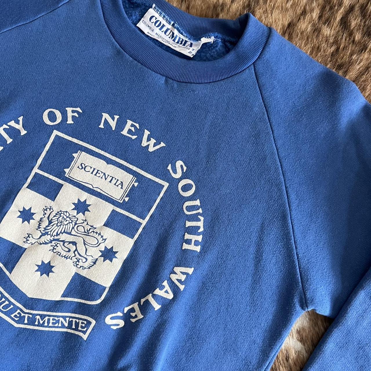 vintage 70s/80s University of New South Wales raglan... | Depop