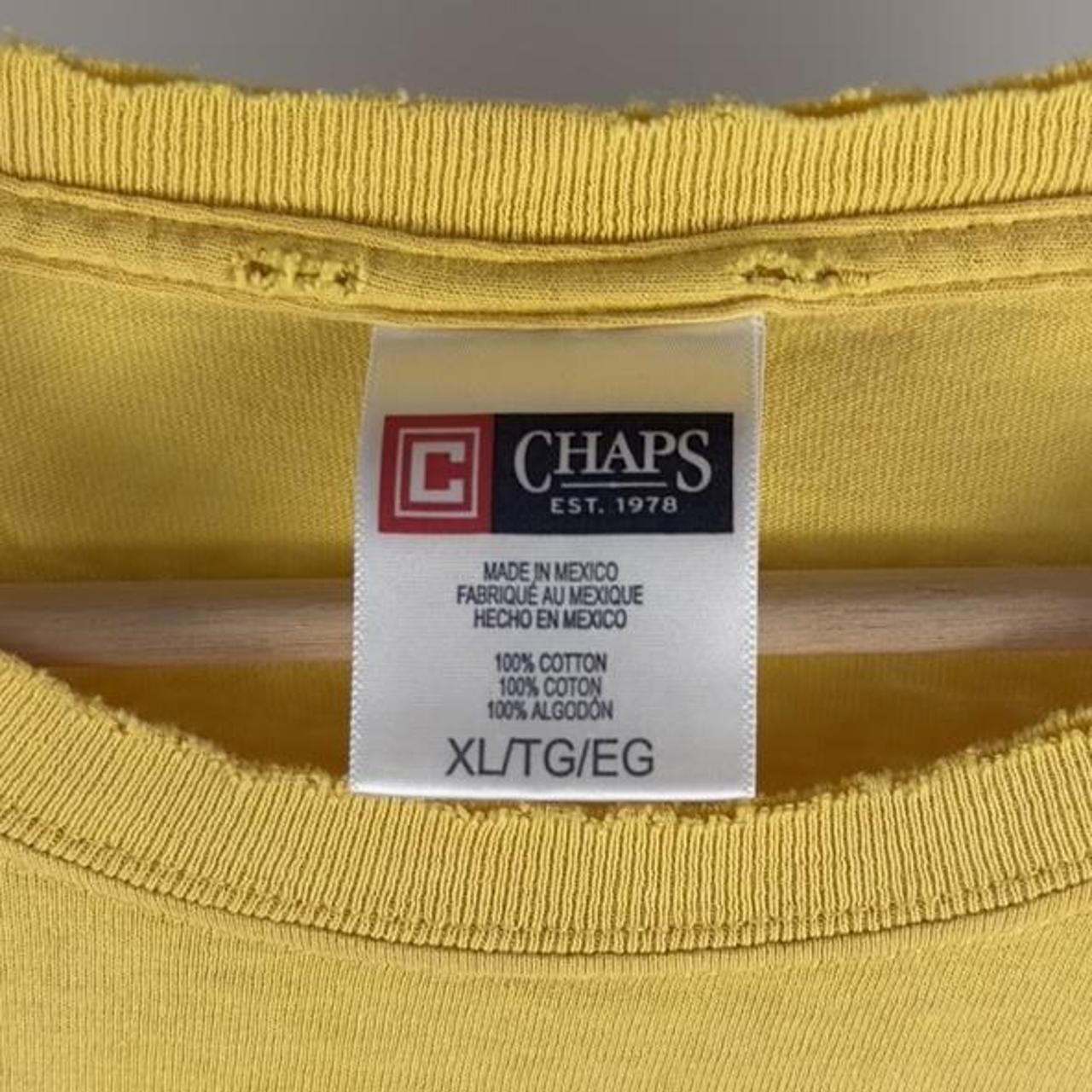 Vintage Chaps Ralph Lauren T-Shirt Distressed Chaps... - Depop