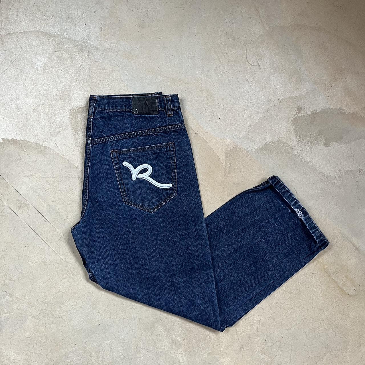 Y2K Rocawear Double-R jeans! Light distressing... - Depop