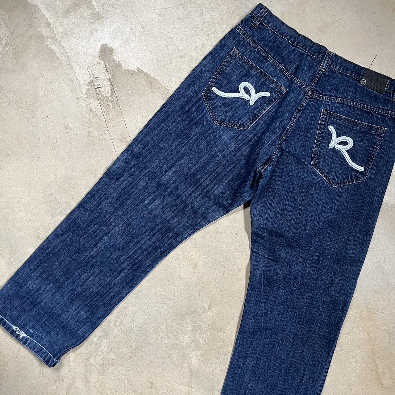 Y2K Rocawear Double-R jeans! Light distressing... - Depop