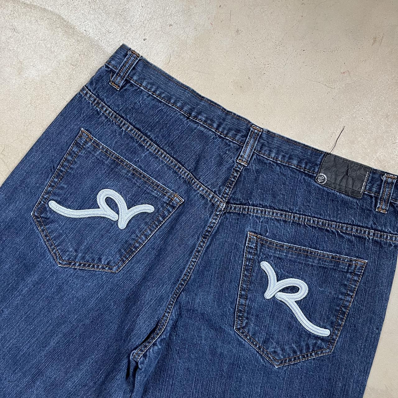 Y2K Rocawear Double-R jeans! Light distressing... - Depop