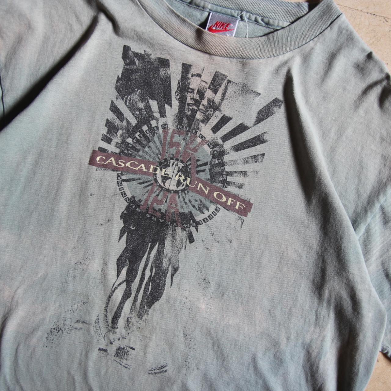 Vintage 90s Nike Distressed shirt Size XL Flaws:... - Depop