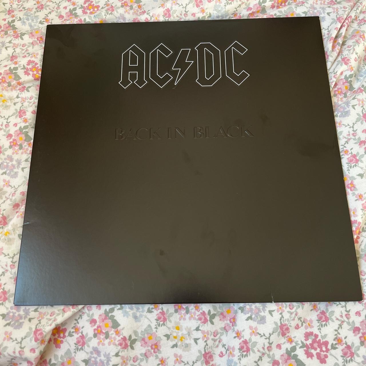 ac/dc back in black vinyl record good condition,... - Depop