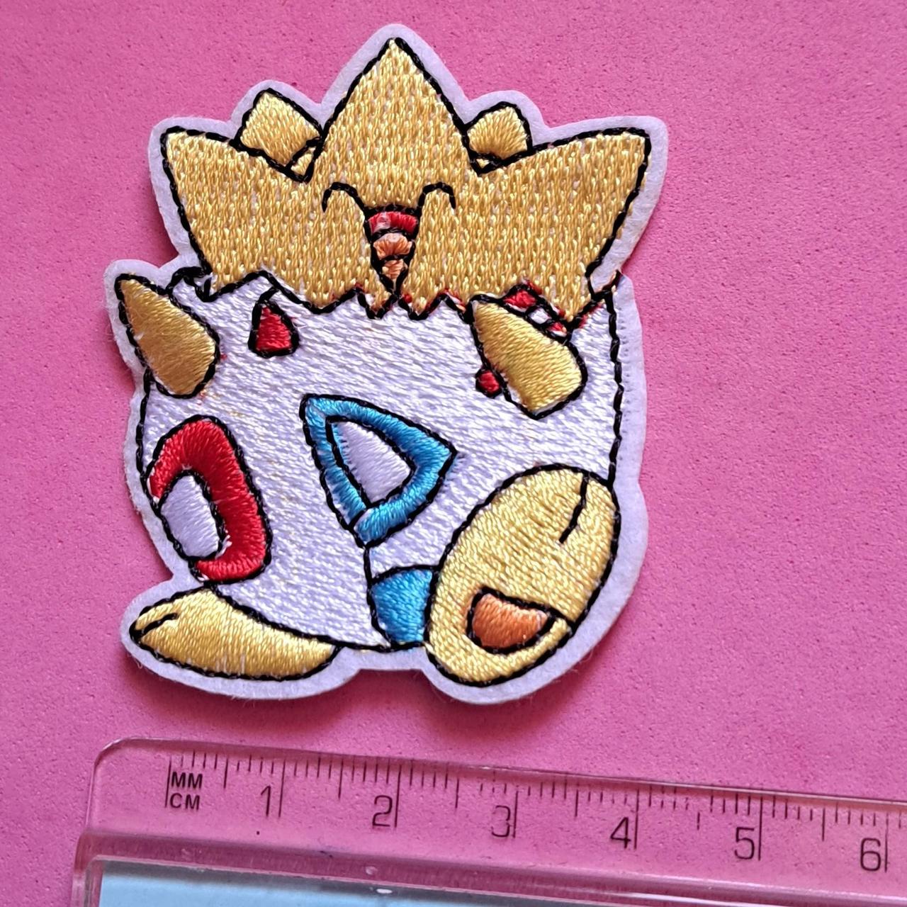 Pokemon Togepi Iron on Patch / sew on Embroidered... - Depop