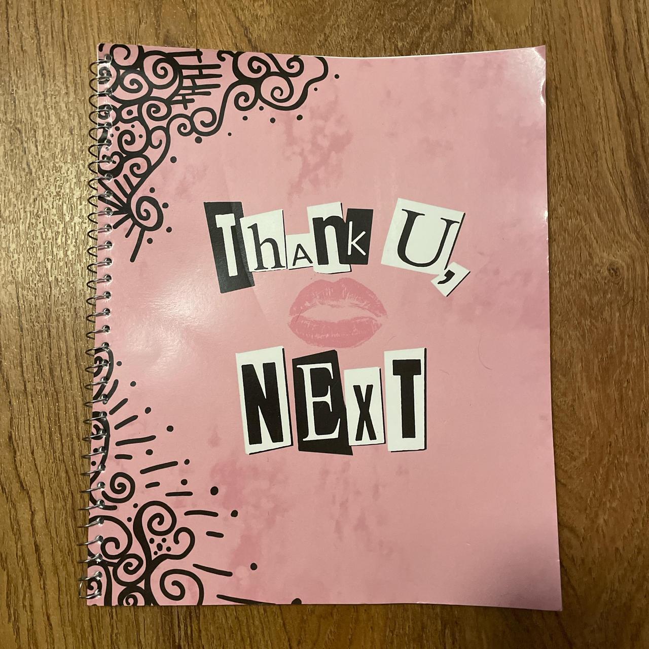 ariana grande thank u next notebook from exclusive... - Depop