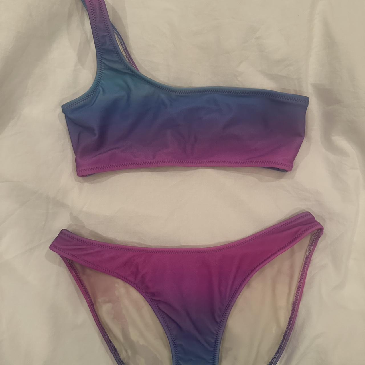 Triangl Adorable Ombre Bikini Set -small top and... | Depop