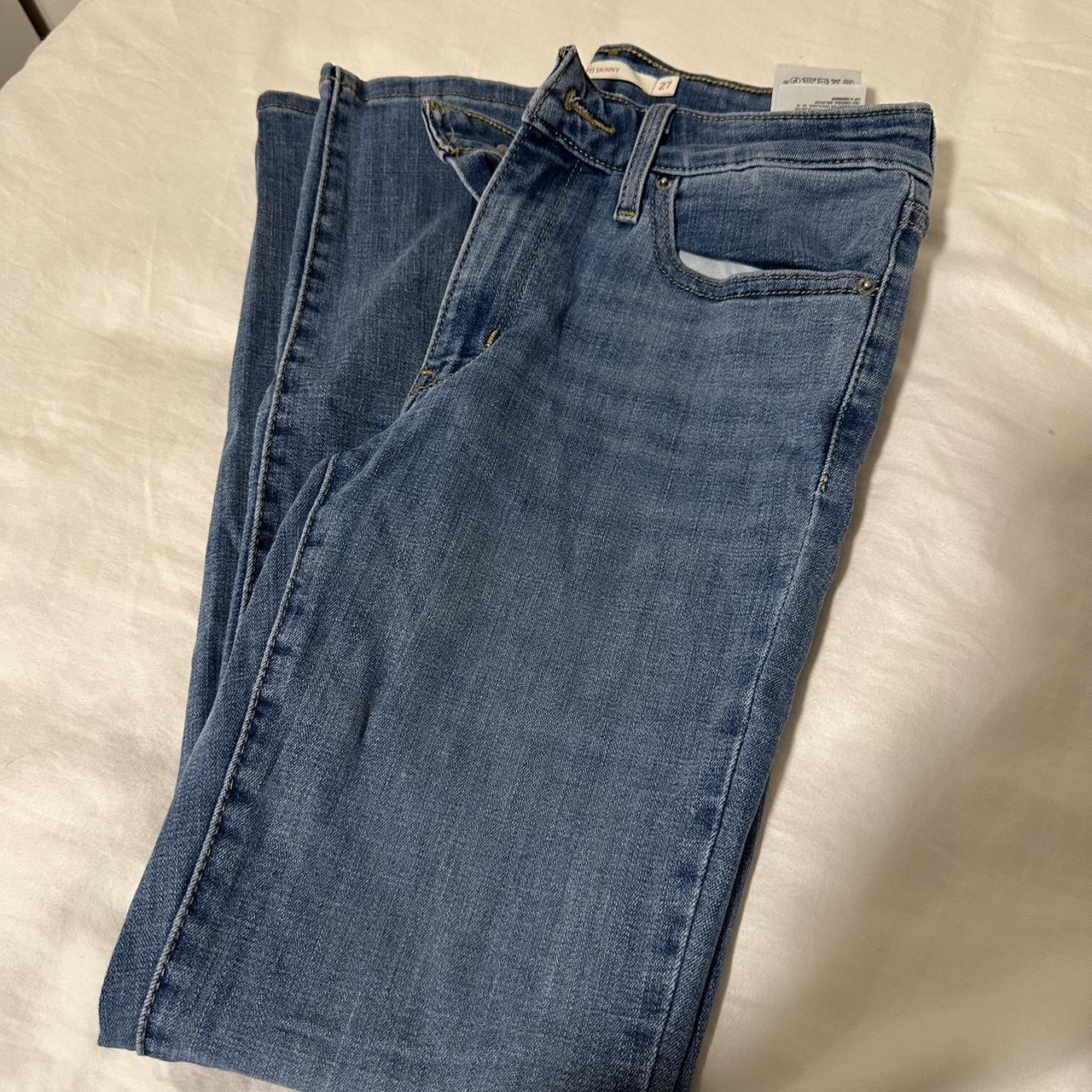 711 Levi’s skinny jeans, size 27 worn less than 5... - Depop