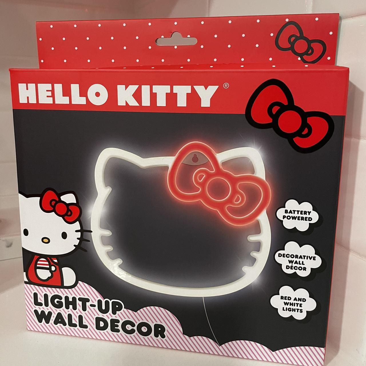 Hello Kitty Light Up Wall Decor Brand New Requires... - Depop