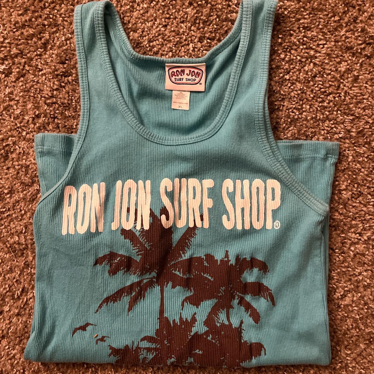 Ron Jon surf shop ribbed tank top y2k Size XL #y2k... - Depop