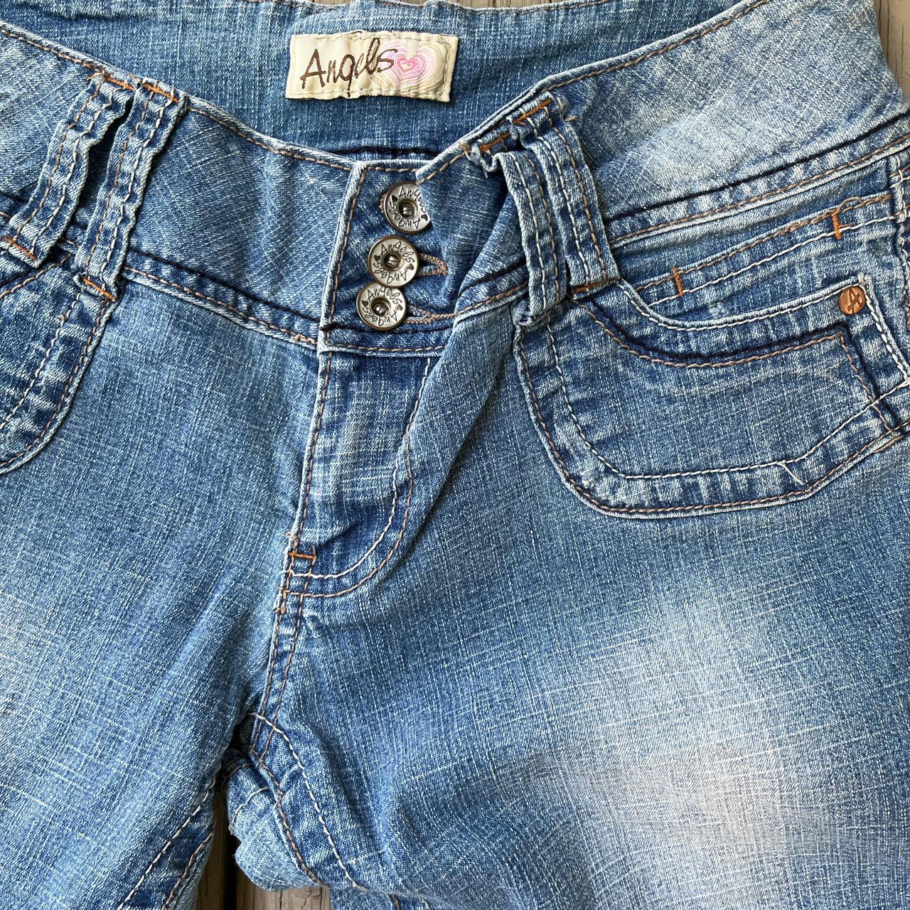 Vintage Y2K angels deb mall brand low rise bootcut... - Depop