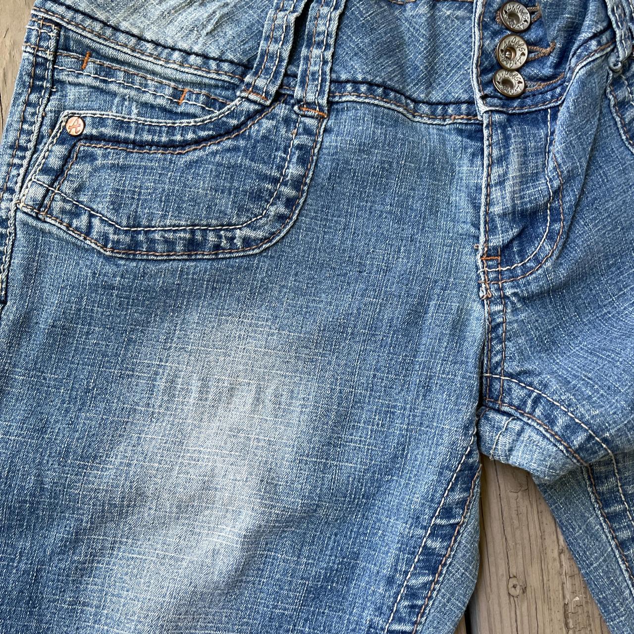 Vintage Y2K angels deb mall brand low rise bootcut... - Depop