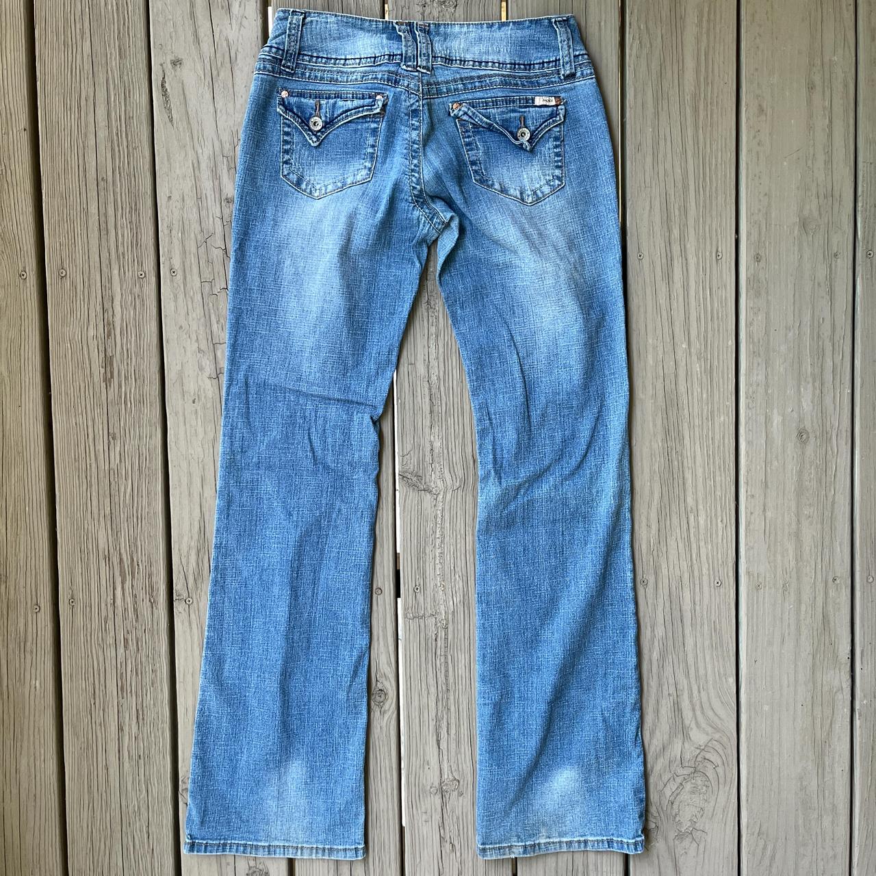 Vintage Y2K angels deb mall brand low rise bootcut... - Depop