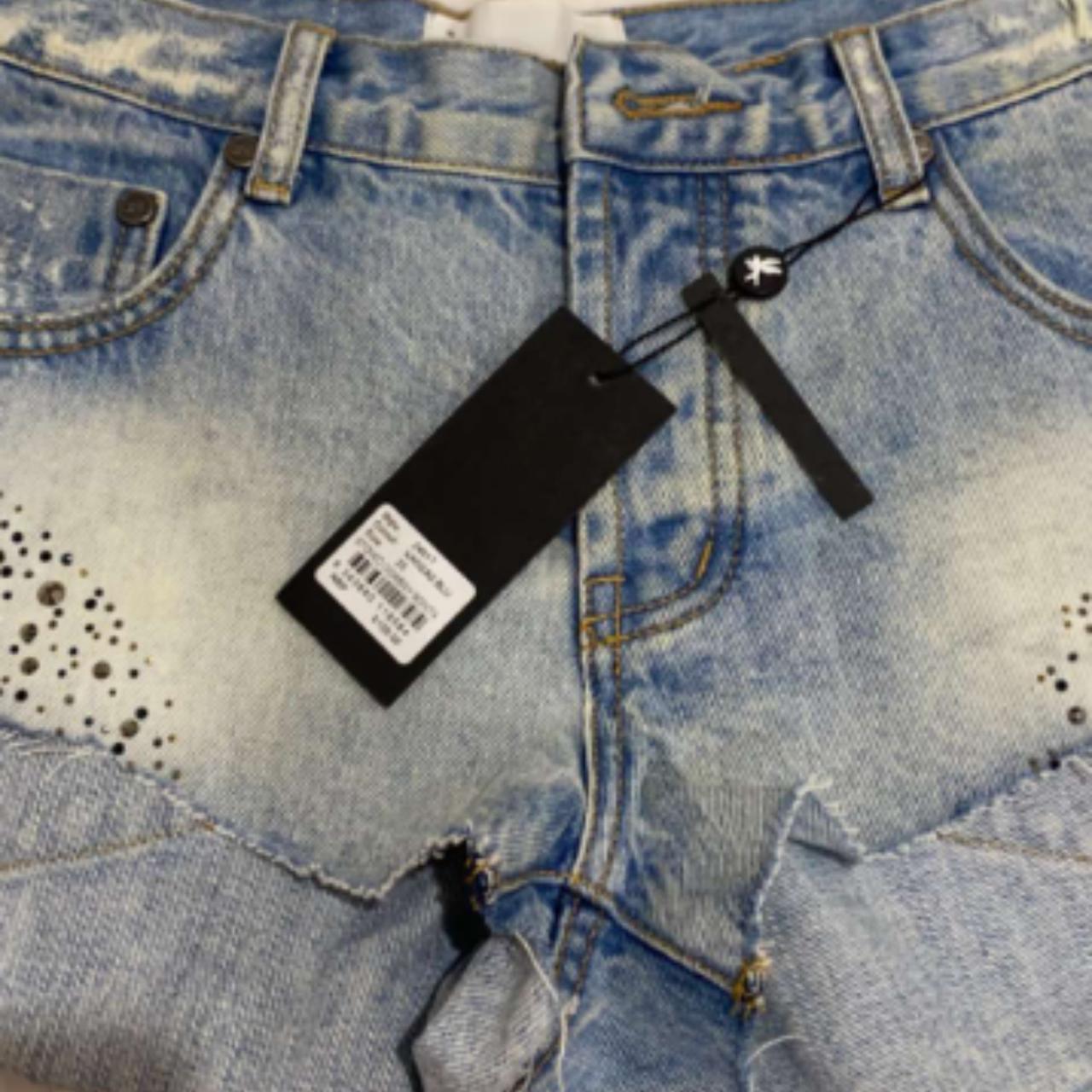 Denim one teaspoons with sparkles bought for 150,... - Depop