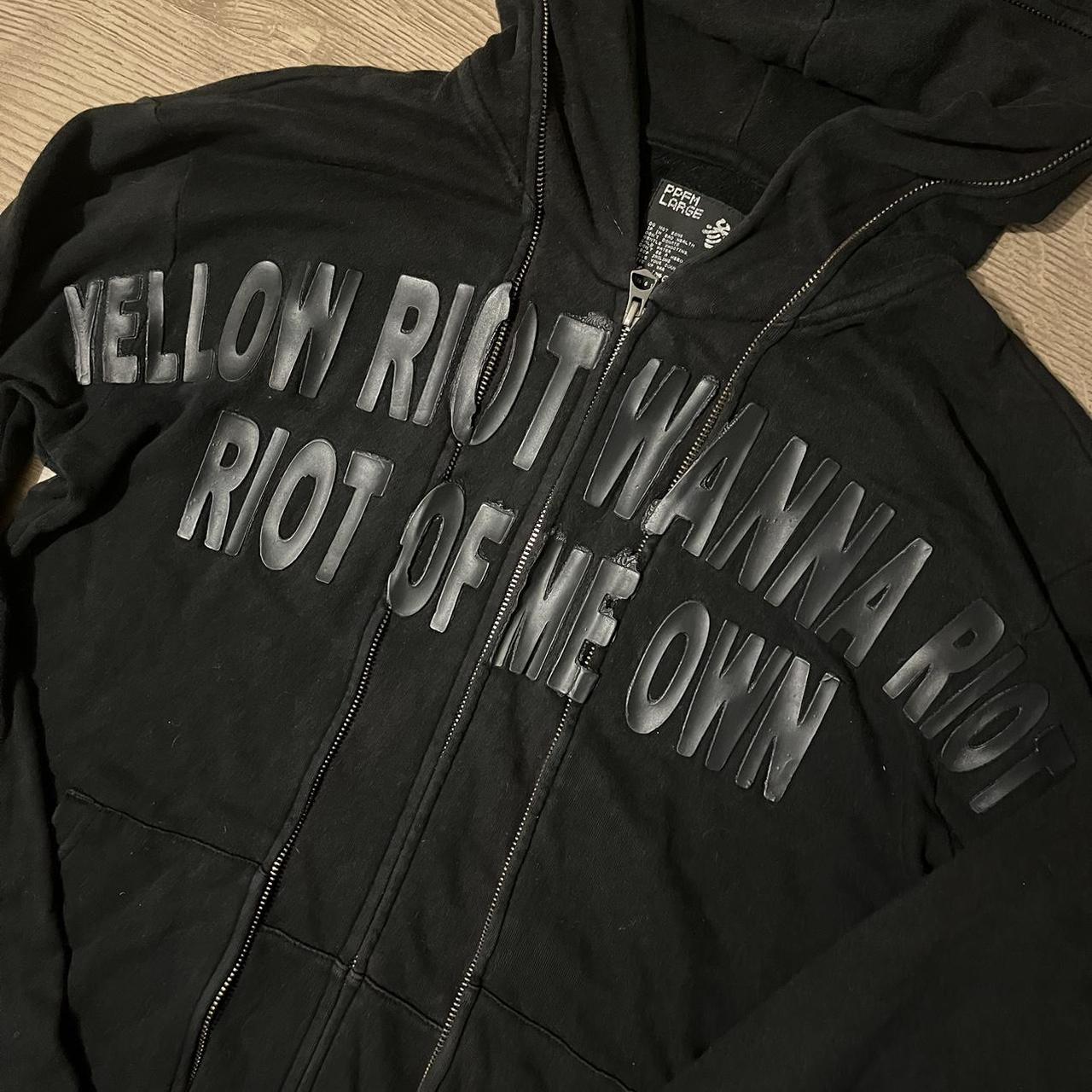 PPFM Double Layered Zip Up Hoodie extremely rare... - Depop