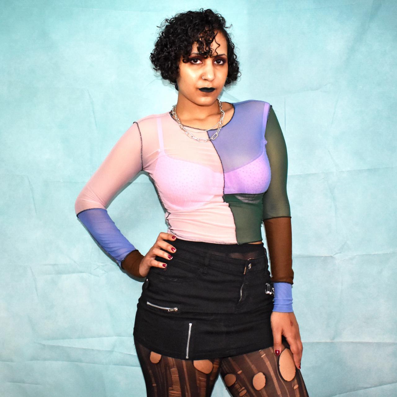 Cider Women's Multi Crop-top | Depop