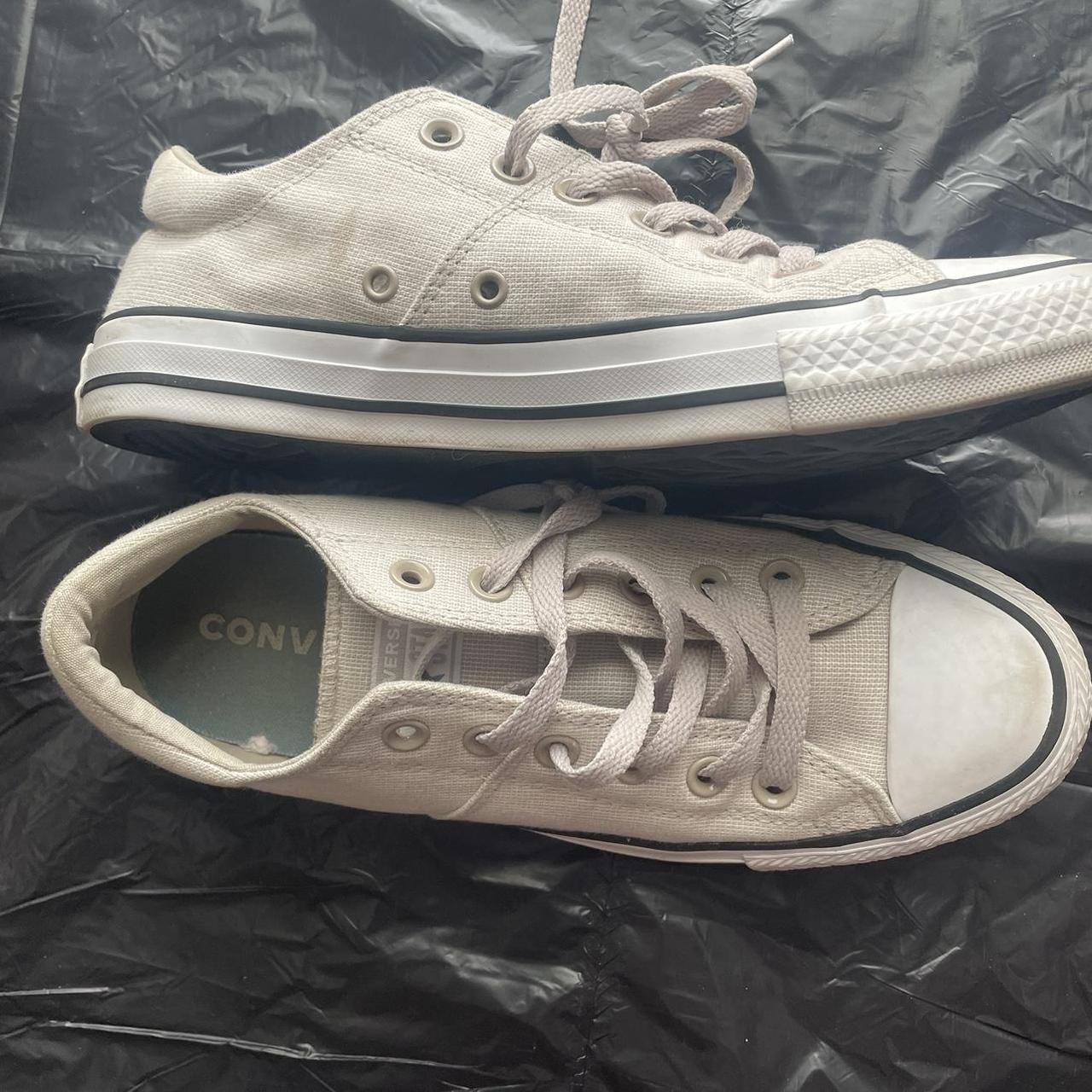 Bleached Diy Converse🕷️ ~> US 8.5 $20 but can be... - Depop