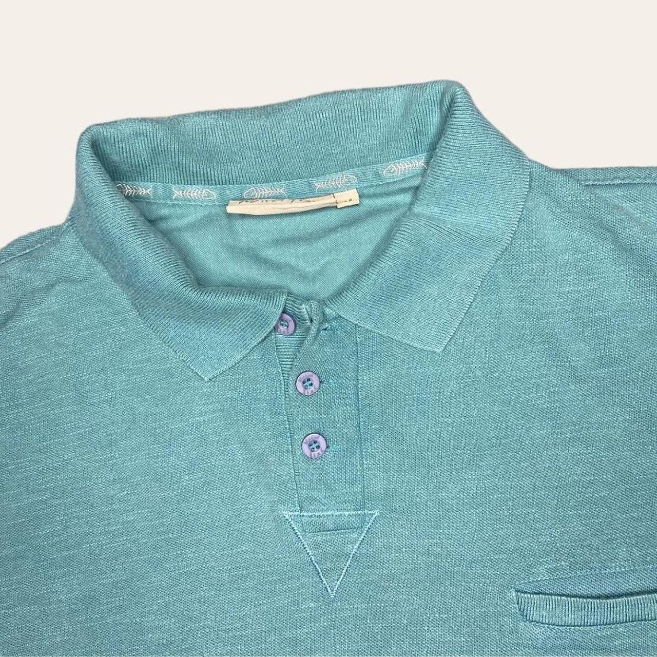 vintage weird fish polo shirt Size large Please... - Depop