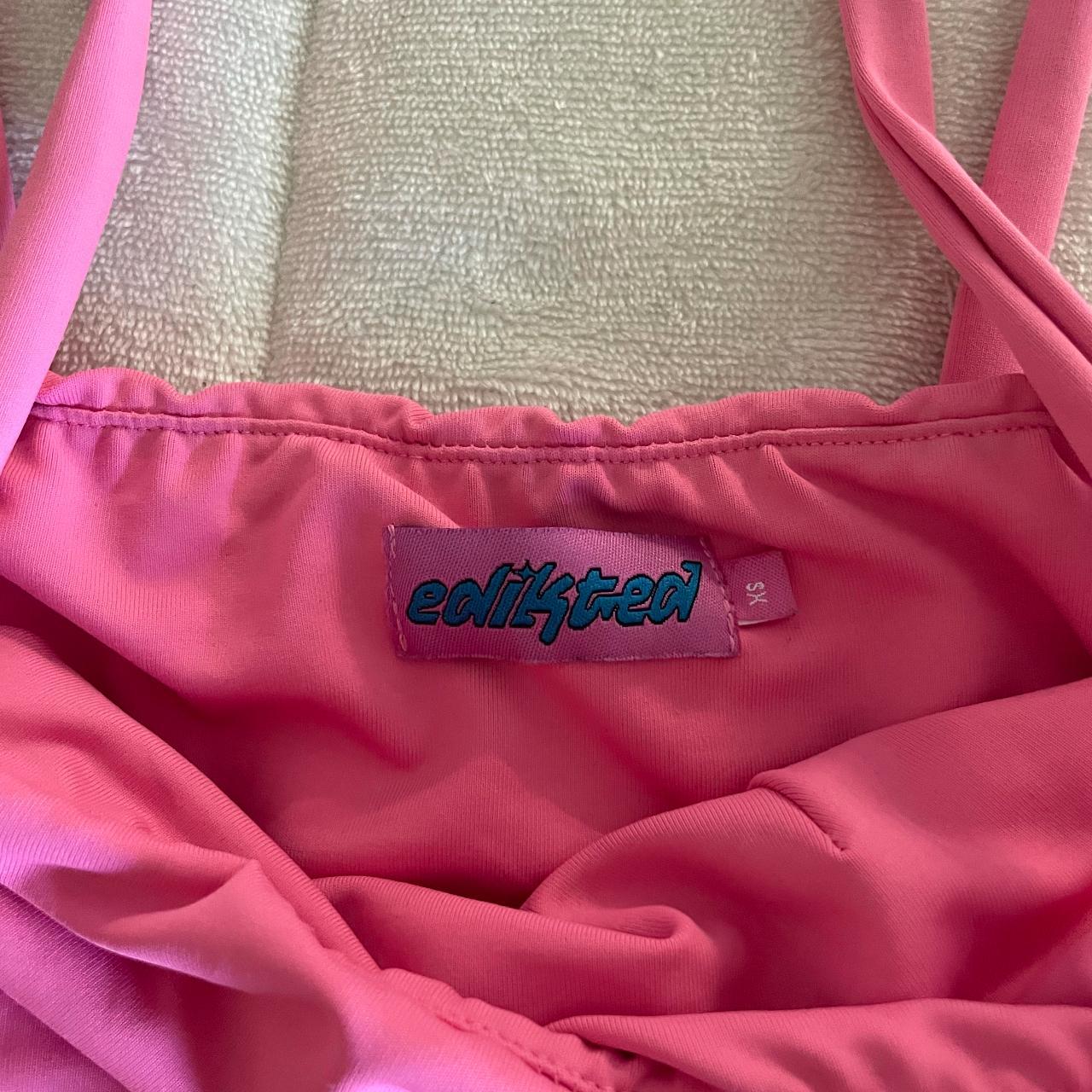 Edikted pink long sleeve going out top worn a few... | Depop