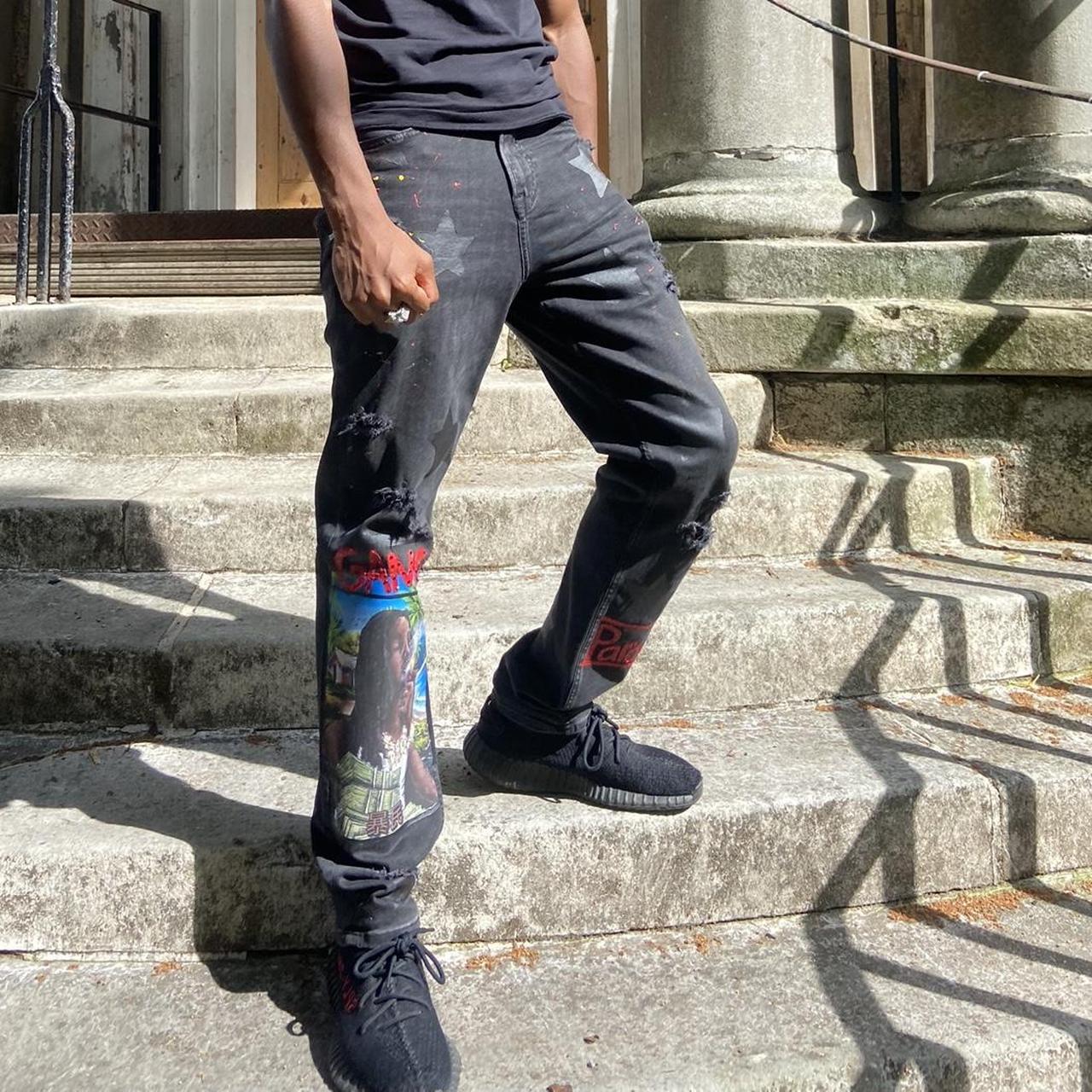 Men’s “gangster paradise” Jeans Limited... - Depop