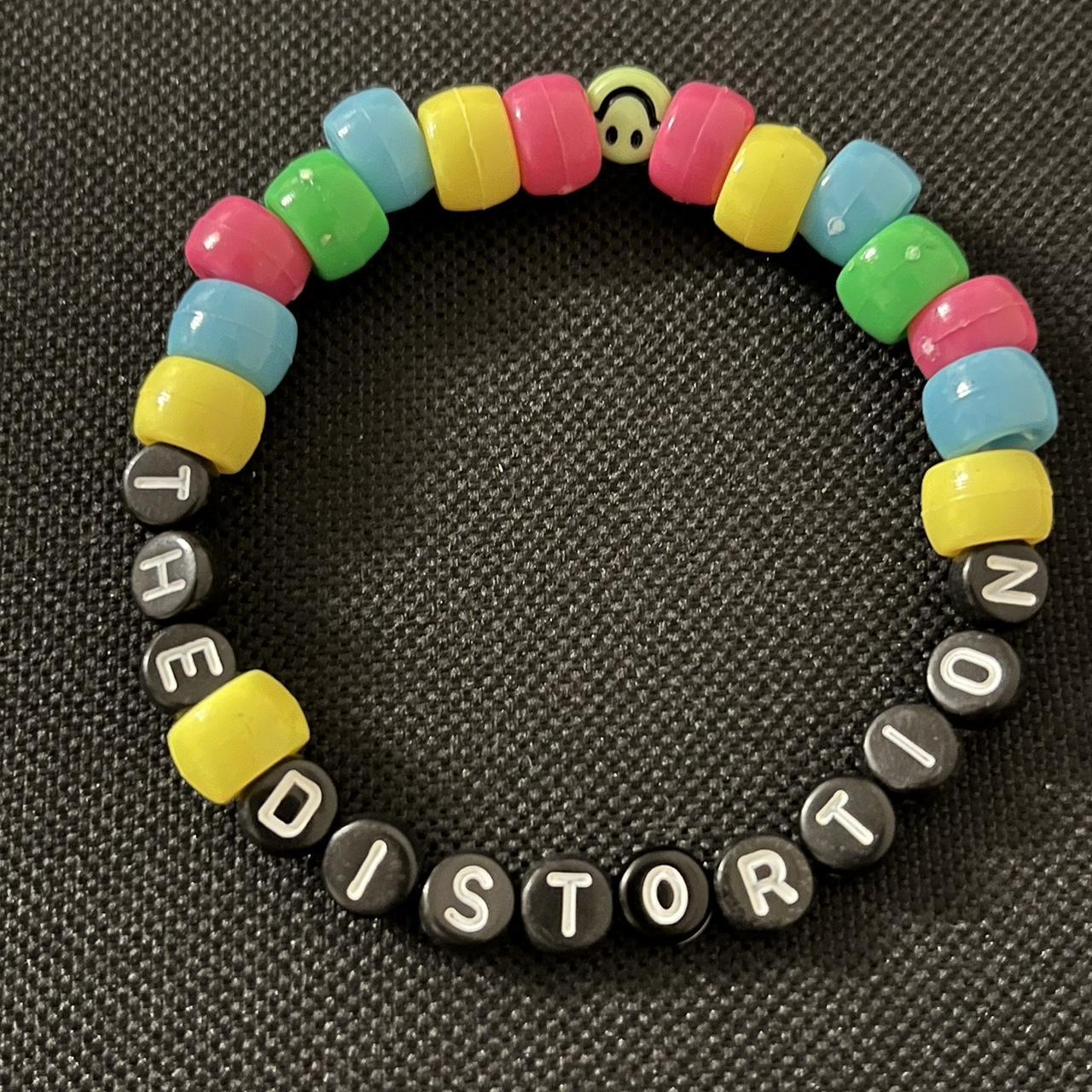 Kandi bracelet “The Distortion” * bracelet made... - Depop