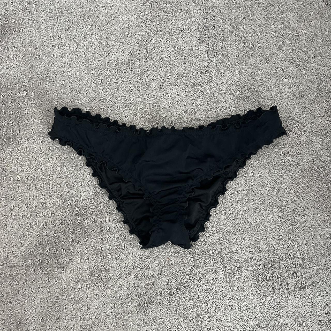 Shade & Shore Black Bikini Bottoms -in great... - Depop