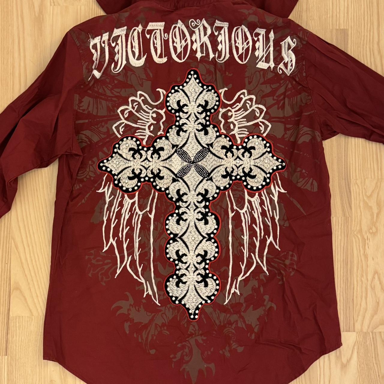 crazy y2k archive bladee 90s skater cross long... - Depop