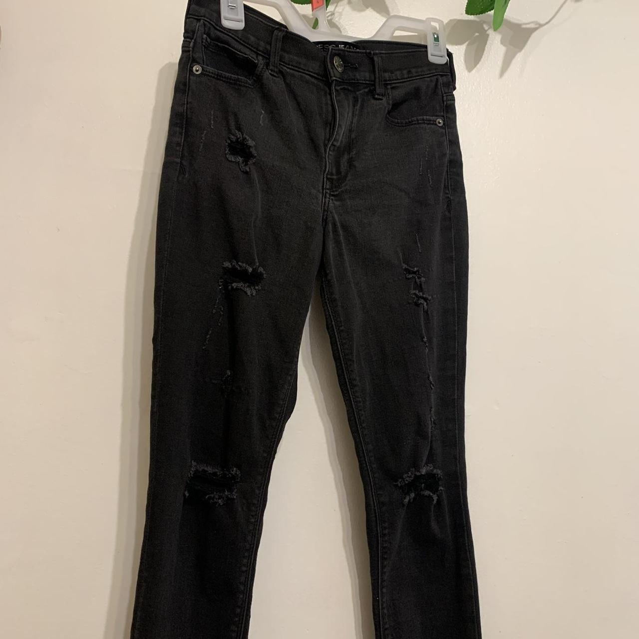 Express Women's Black Jeans | Depop