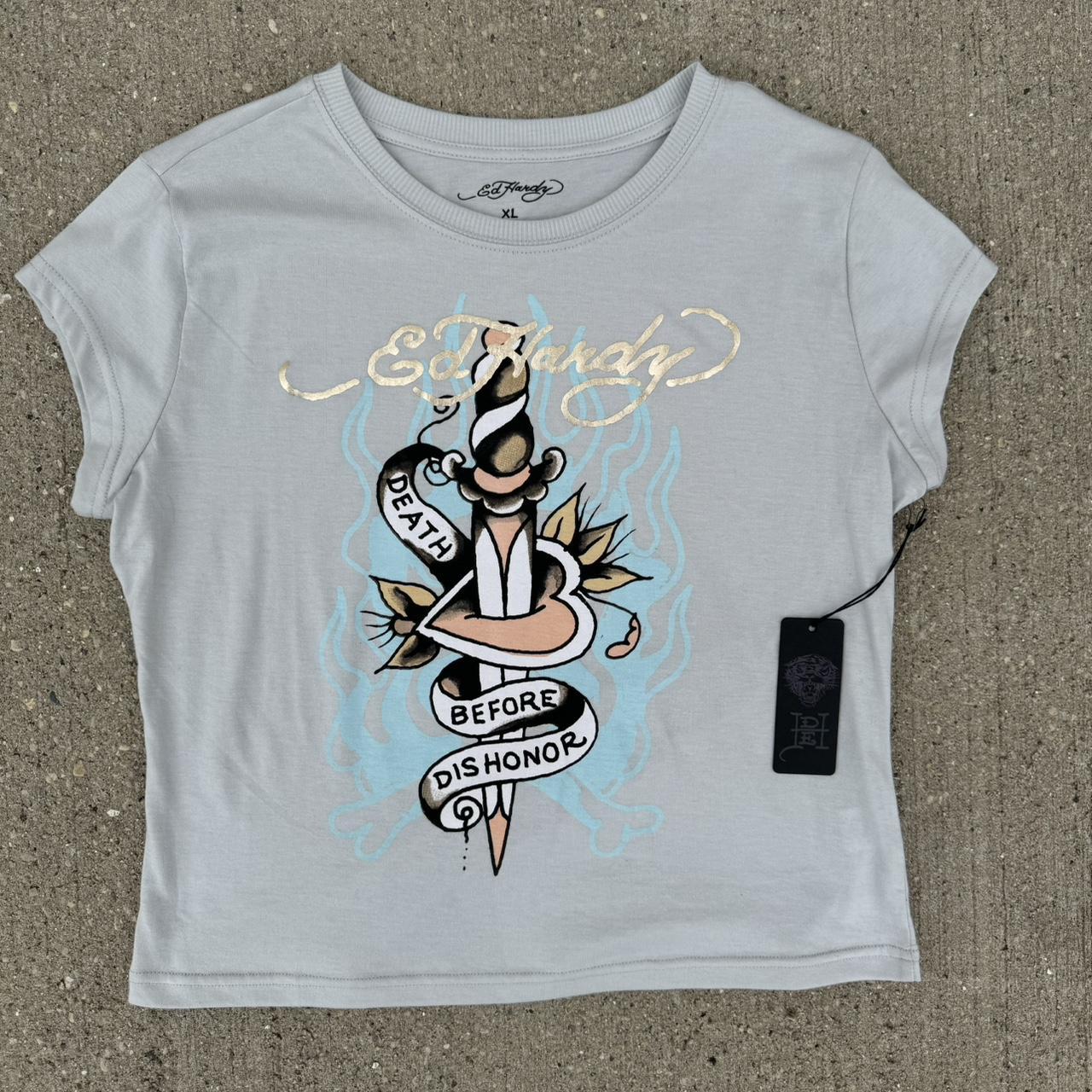 Brand new Ed Hardy baby tee •Condition: Brand 🆕 •... - Depop