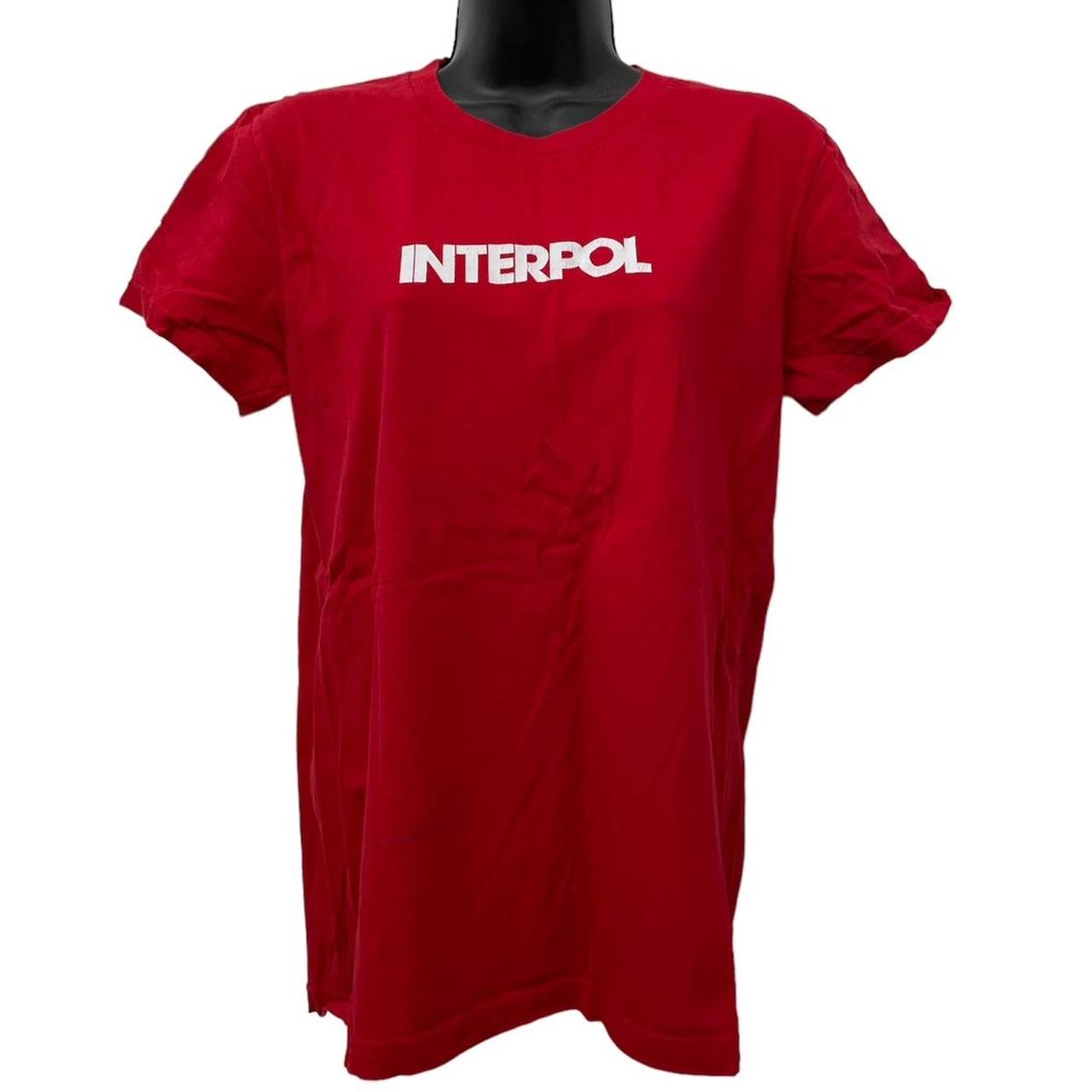 Interpol Red Size XL American Apparel Girl Classic T... - Depop