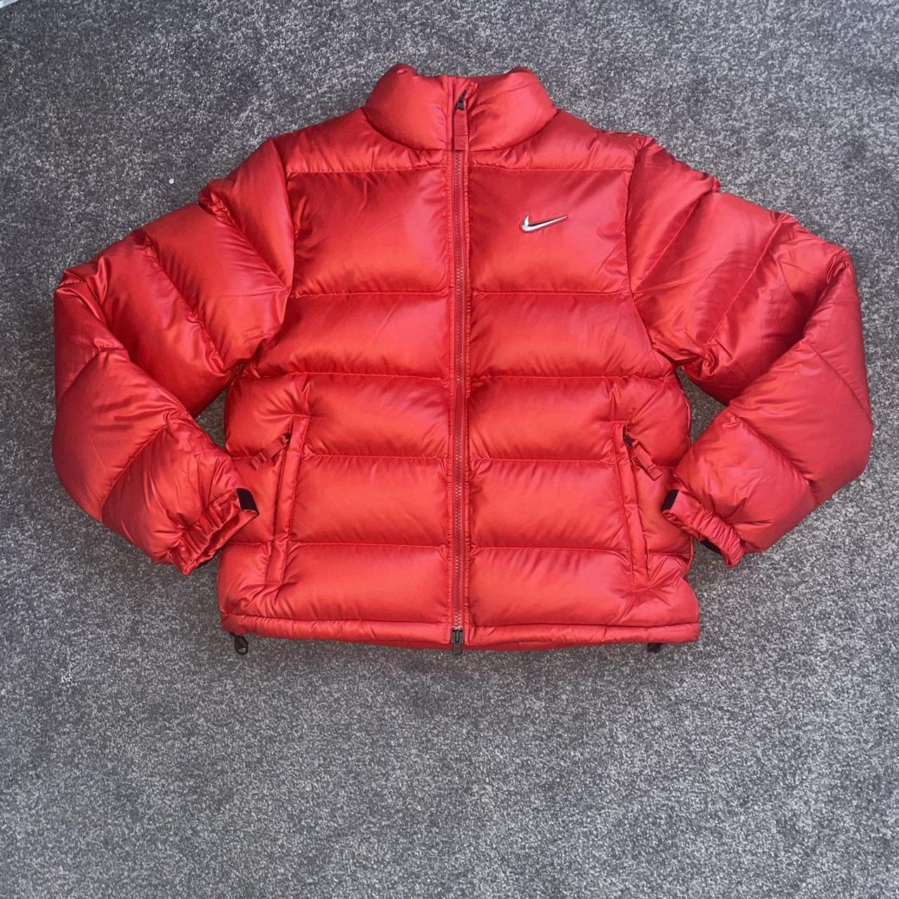 Nike x Drake Nocta Red Sunset Puffer Jacket ☀️🌹 -... - Depop