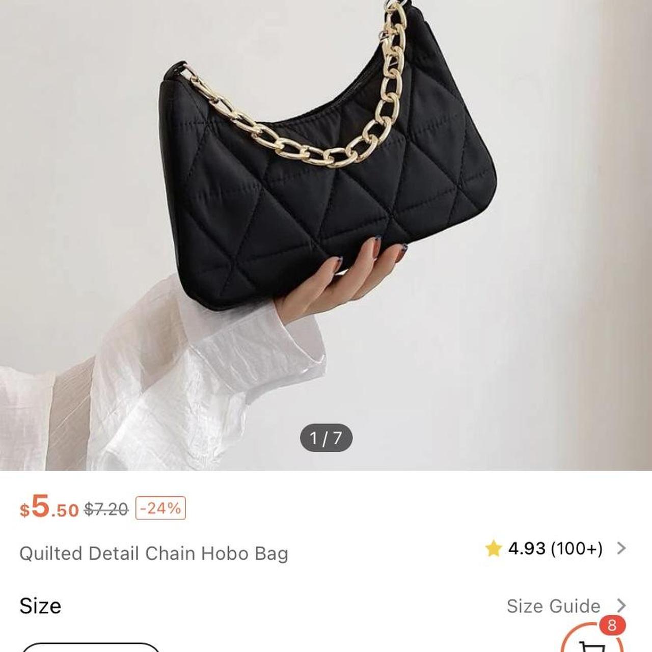 shein bag 👜 cheap feeling material but cute for... - Depop