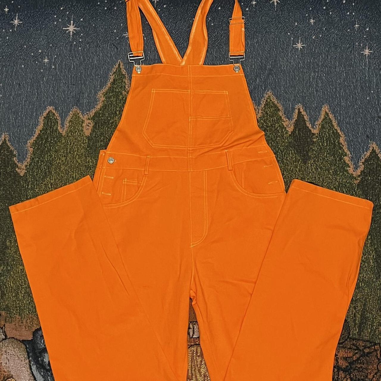 Orang Overalls. 100% Cotton Size: Medium #orange... - Depop