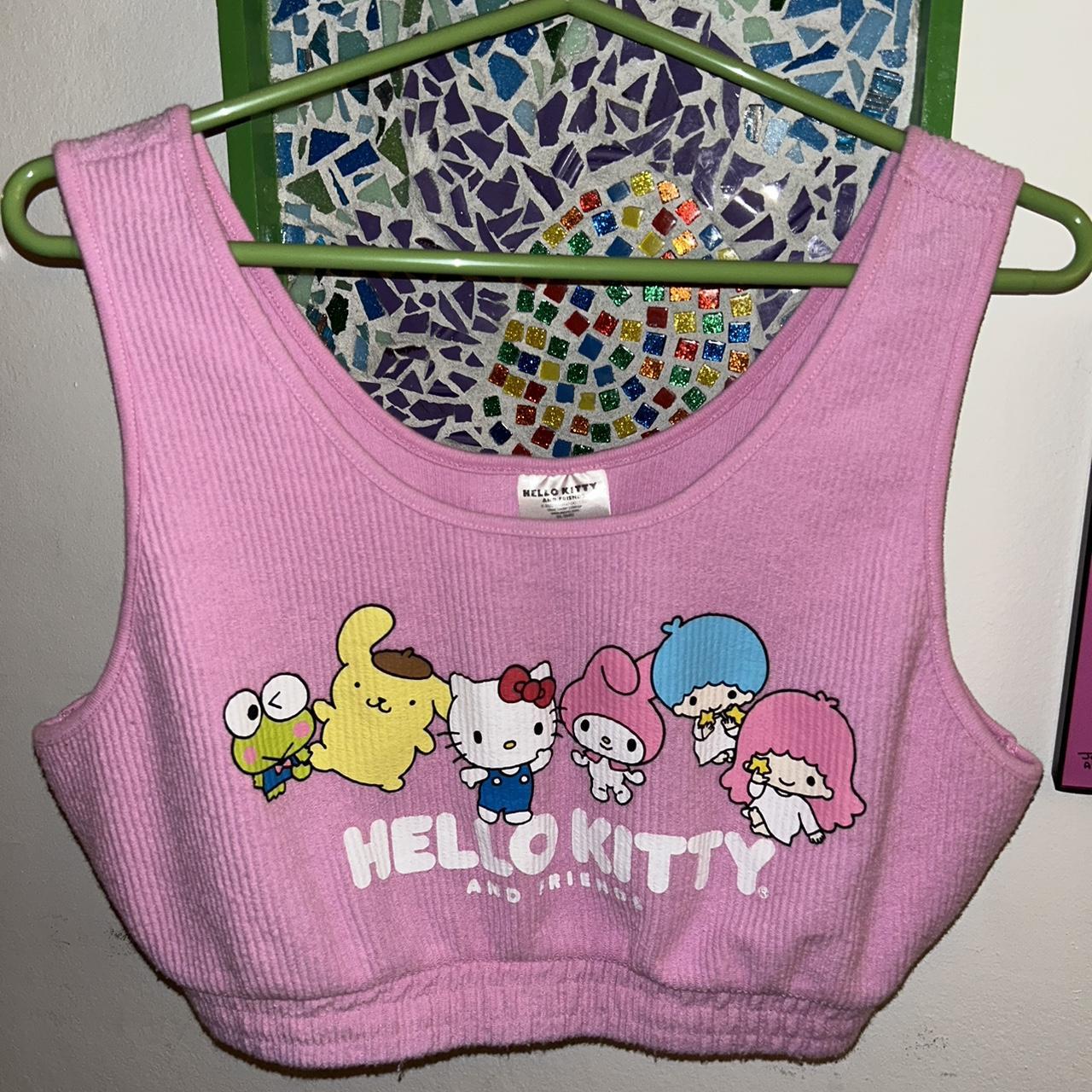 Hello Kitty (top) XL *top and bottoms sized... - Depop