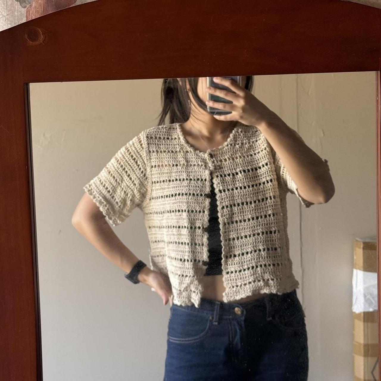 Codibook knit crochet cardigan - Brand new never... | Depop