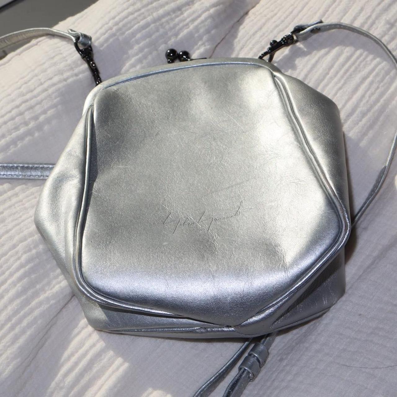 Yohji Yamamoto silver clasp shoulder bag, some small... | Depop