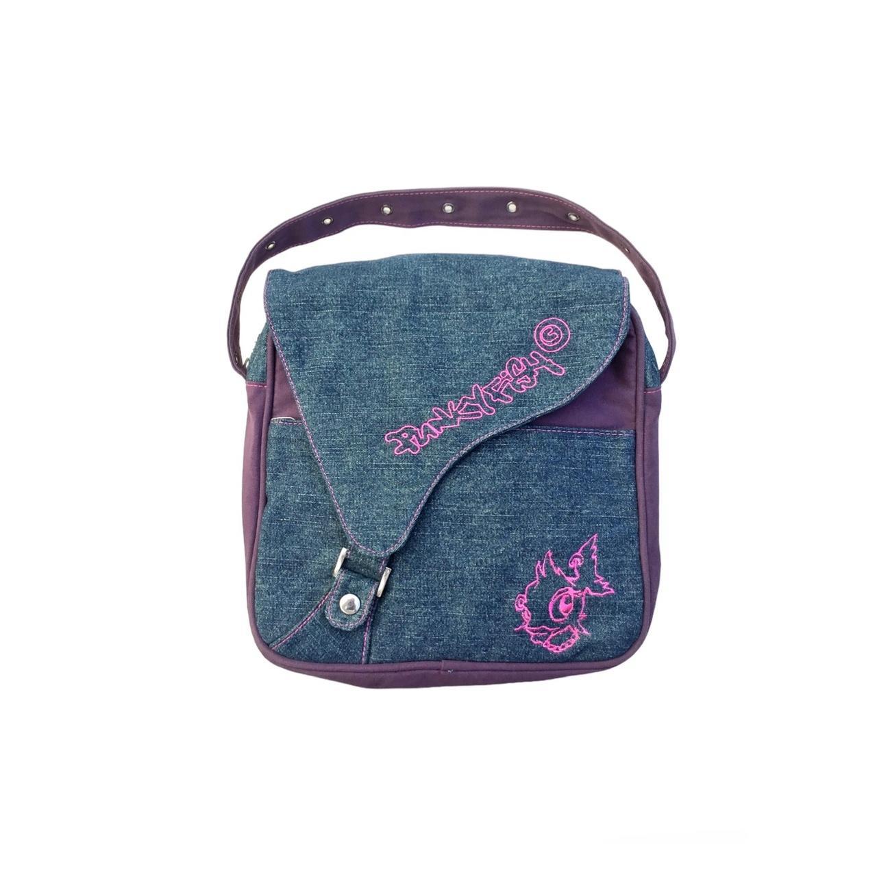 Vintage Y2K Punkyfish cotton handbag. Measuring 19... - Depop