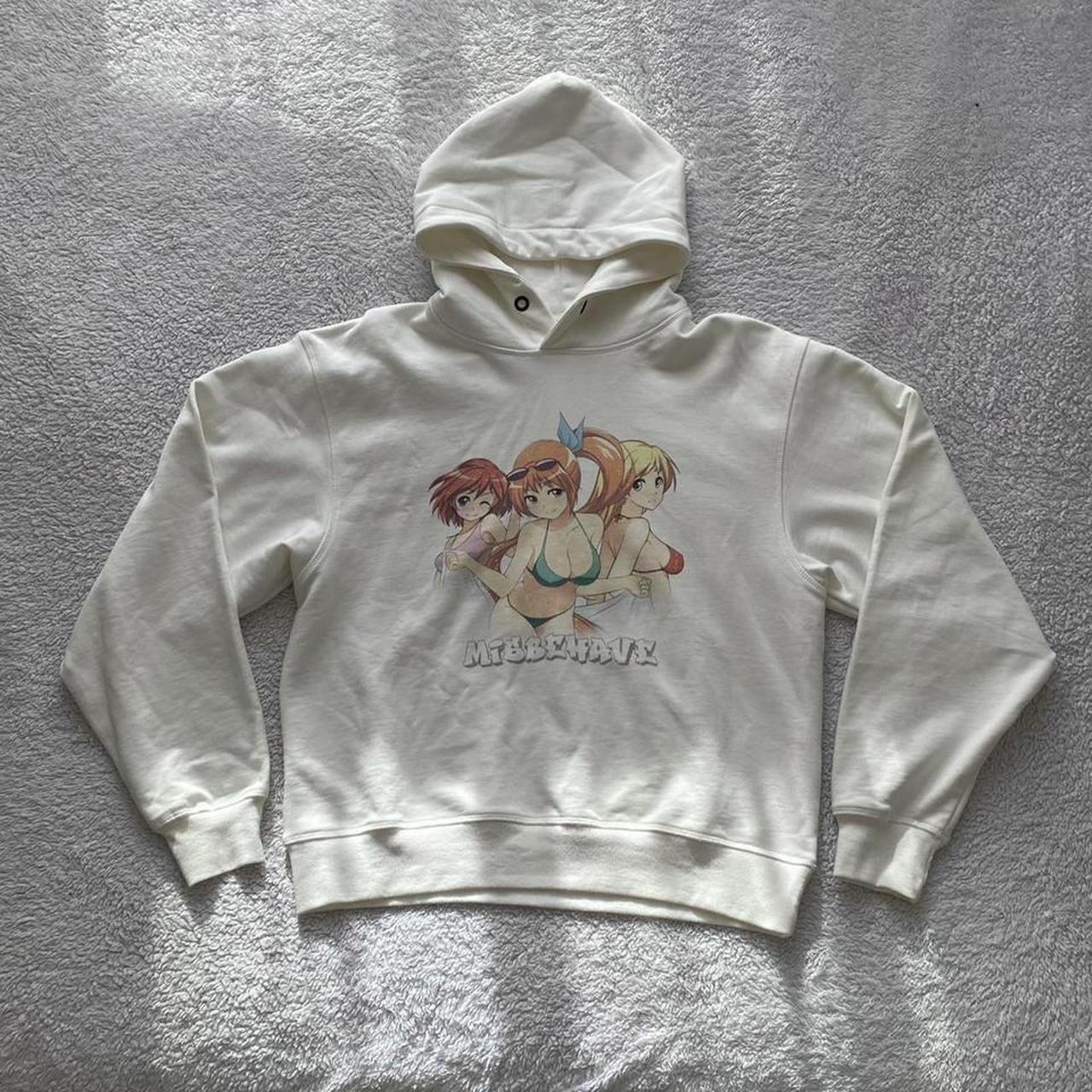 misbhv rare deadstock anime girls hoodie instant... - Depop