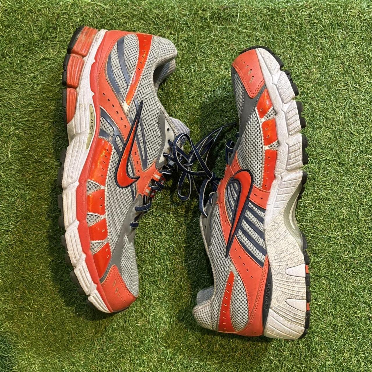 y2k Nike Zoom Vemero 3 Orange Trainers Custom... - Depop