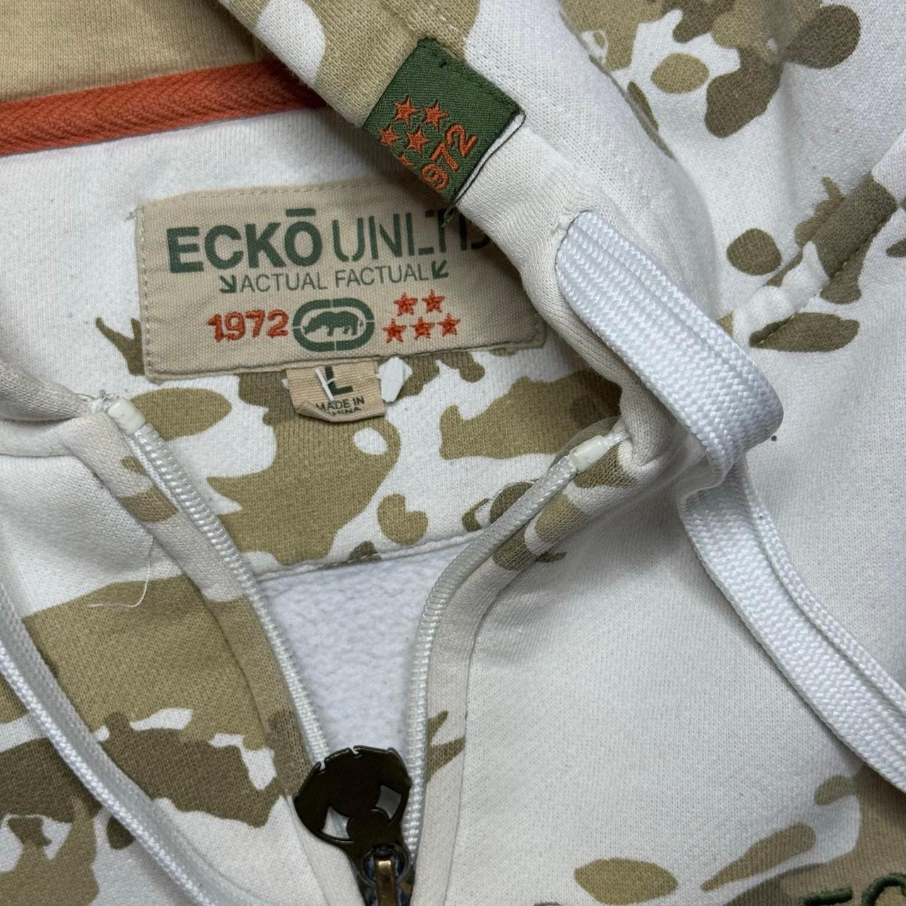 Vintage Y2K Men's Military Style AOP Ecko Unltd Camo... - Depop