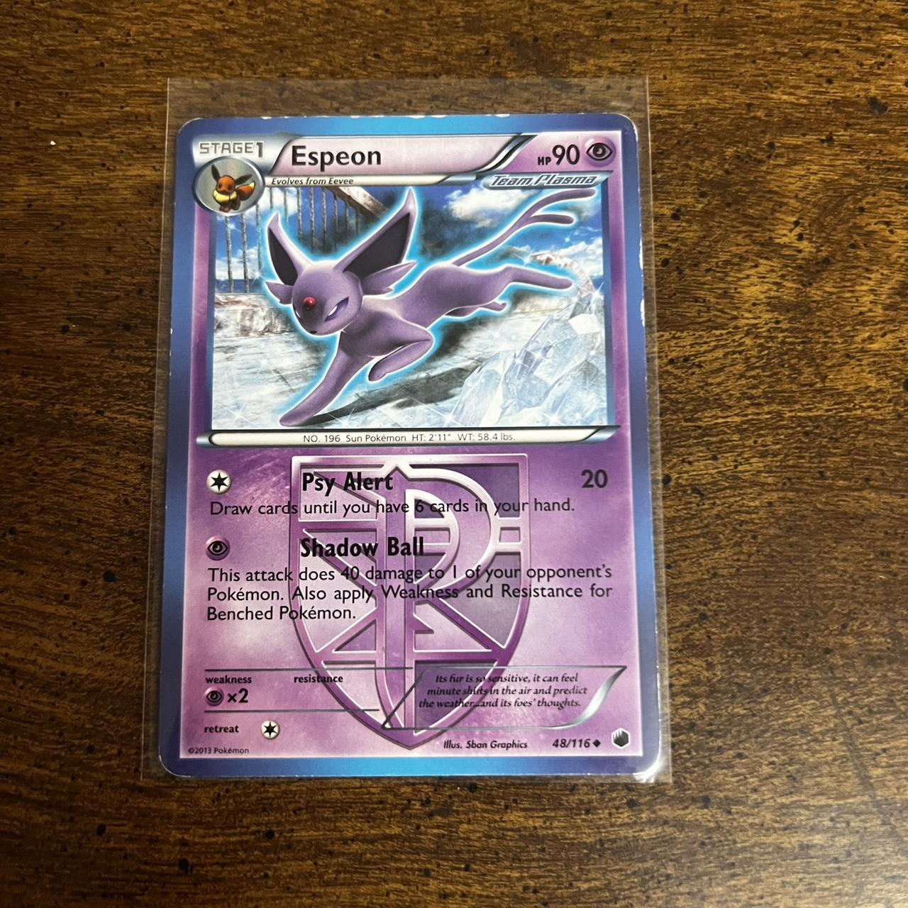Espeon plasma freeze Pokémon card #PokemonTCG... | Depop