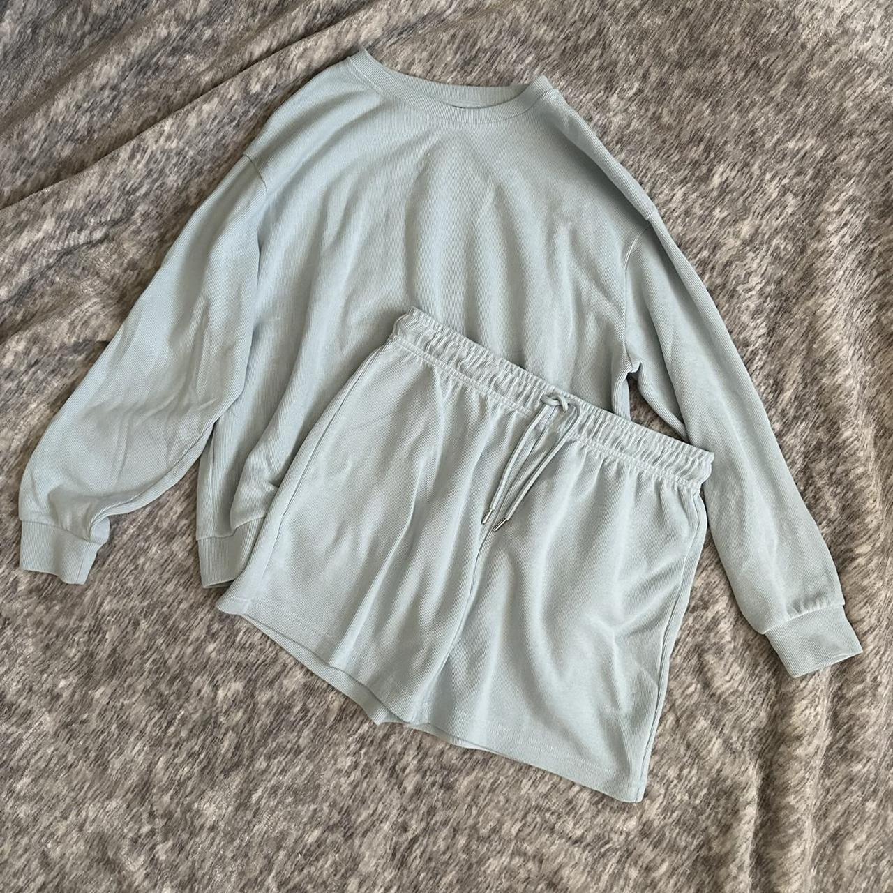Light blue lounge wear set #blue #pjs #lounge #... - Depop