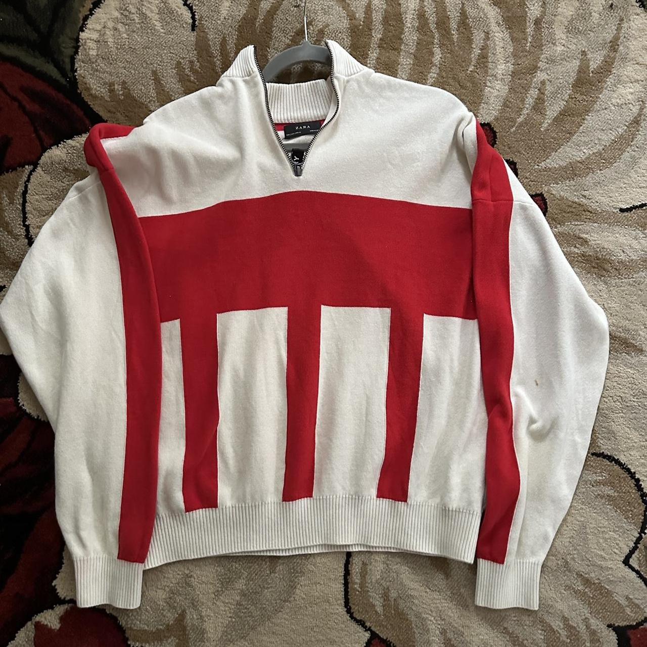 Zara Half Zip Sweater - Depop
