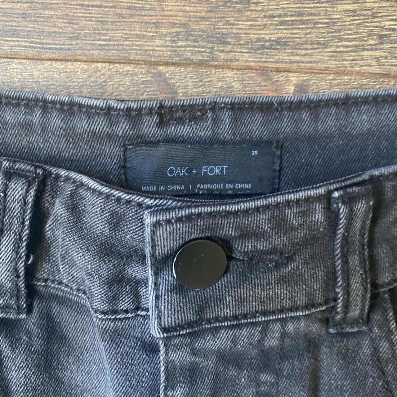 OAK + FORT mens jeans. Slim fit. 29x30. Dark grey... - Depop