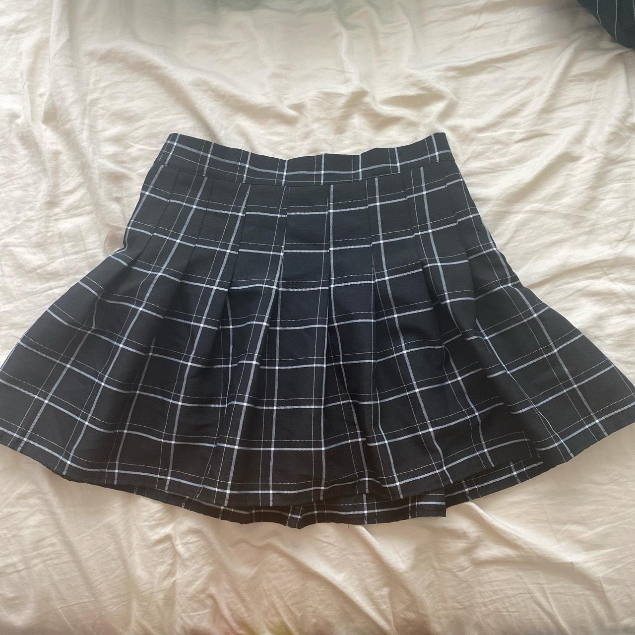 PLAID GOTH EMO SKIRT NO PAYPAL No Refunds. #emo... - Depop